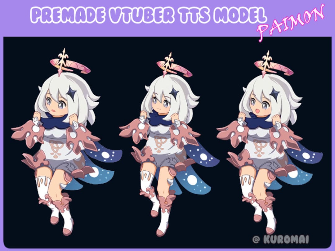 Premade Live2d TTS PET Paimon - Etsy
