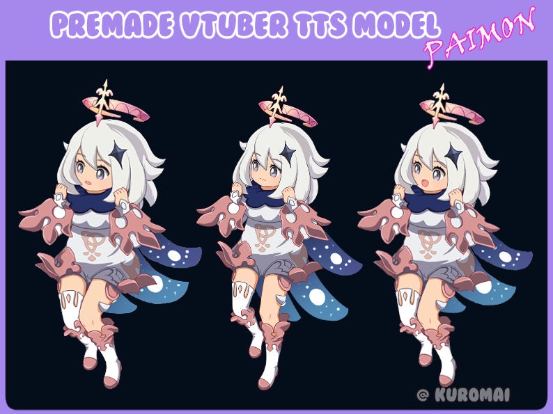 Premade Live2d TTS PET Paimon - Etsy