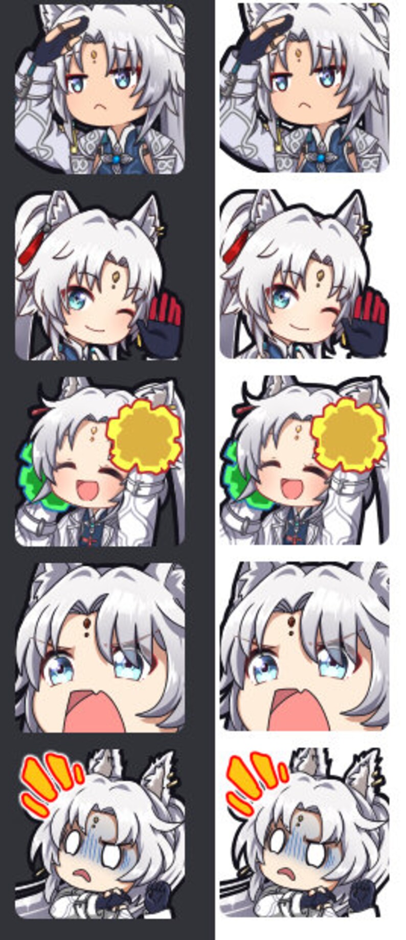 Twitch, Emote, Pack, Honkai Star Rail, Feixiao, 5 Emotes, Streamer ...