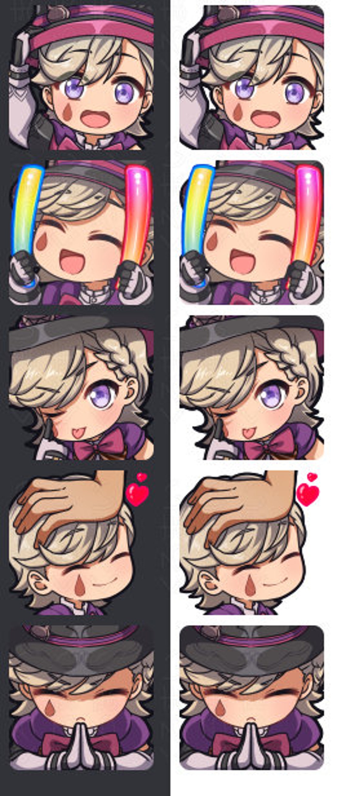 Twitch Emote Pack, Genshin Lyney 5 Emotes, Streamer, Discord, Etc ...