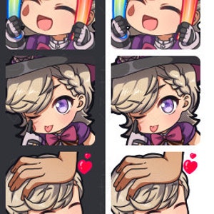 Twitch Emote Pack, Genshin Lyney 5 Emotes, Streamer, Discord, Etc ...