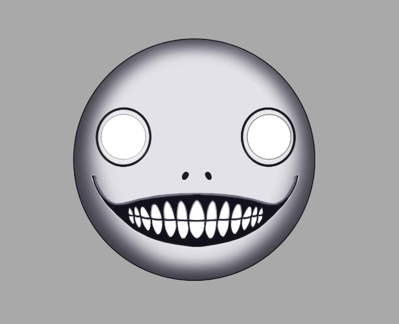 Vtuber Asset Nier Emil - Yoko Taro - Mask - Etsy