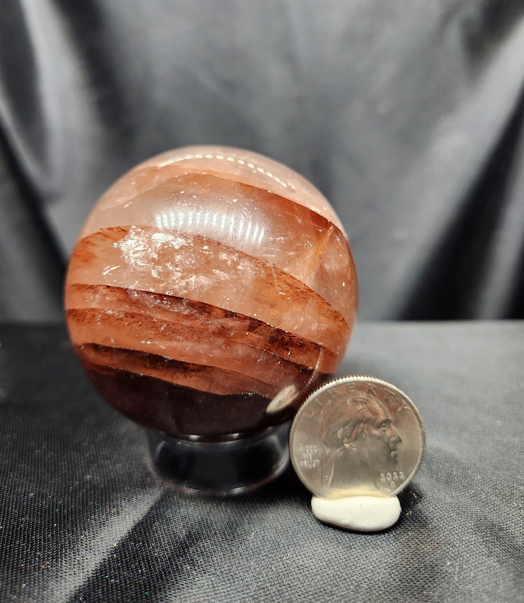 Rainbow-filled Fire Quartz Sphere - Etsy