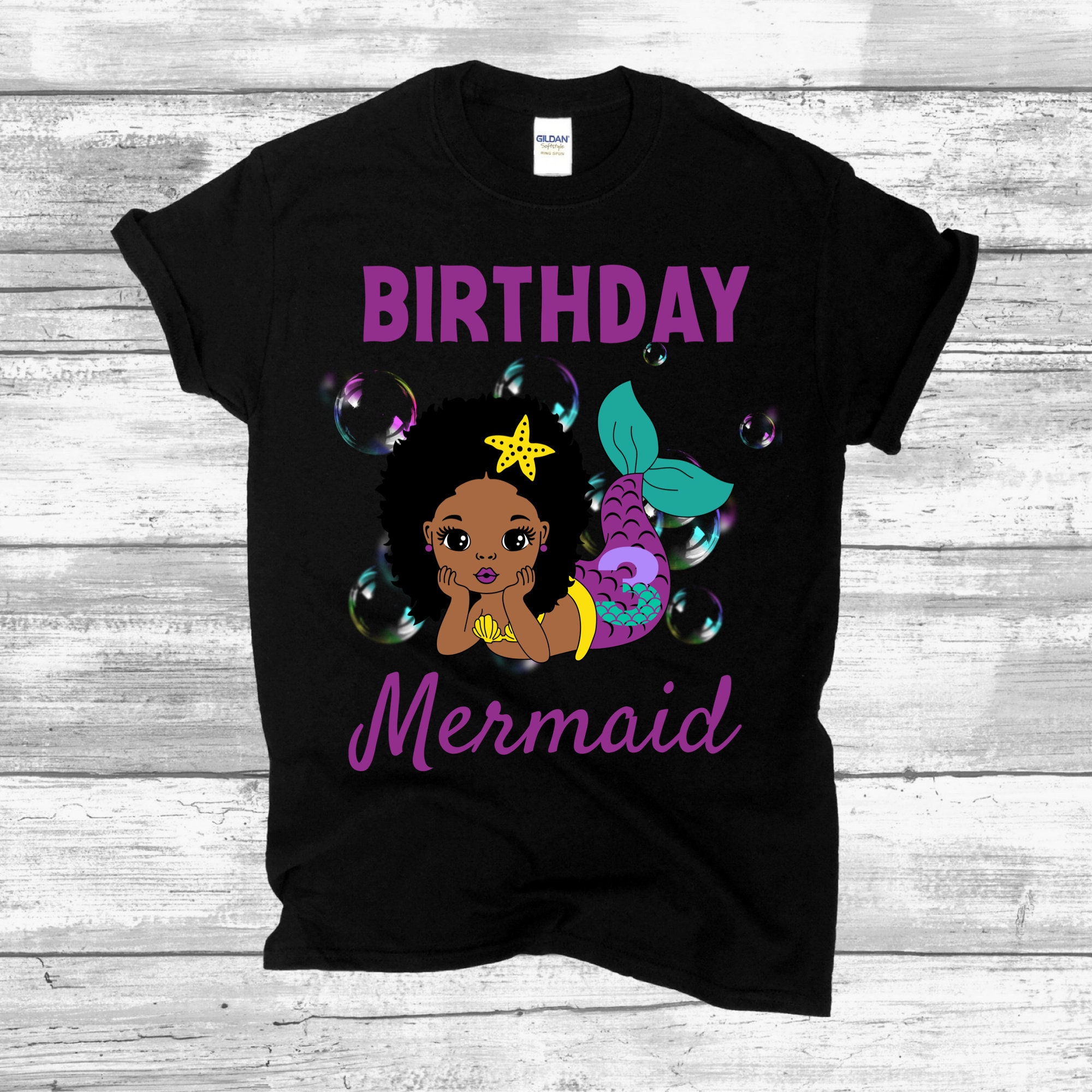 Mermaid Birthday Shirt Birthday Mermaid Family Shirts - Etsy