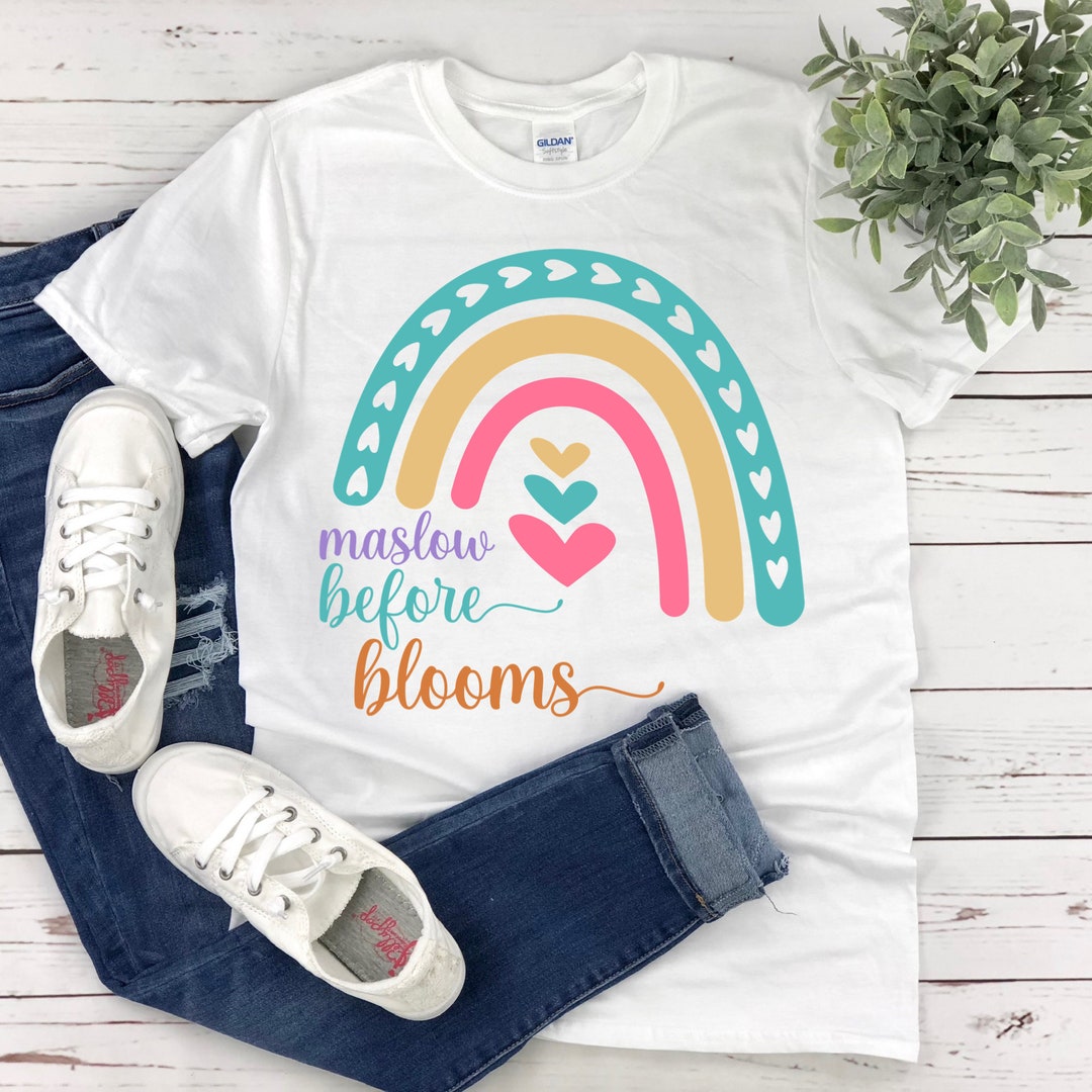Maslow Before Blooms, Semicolon Shirt, Mental Health Awareness, Keep ...