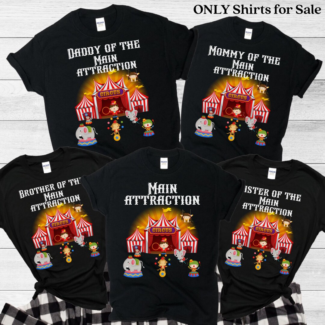 Circus Birthday Shirts, Circus Party Shirts, Circus Family Shirts ...