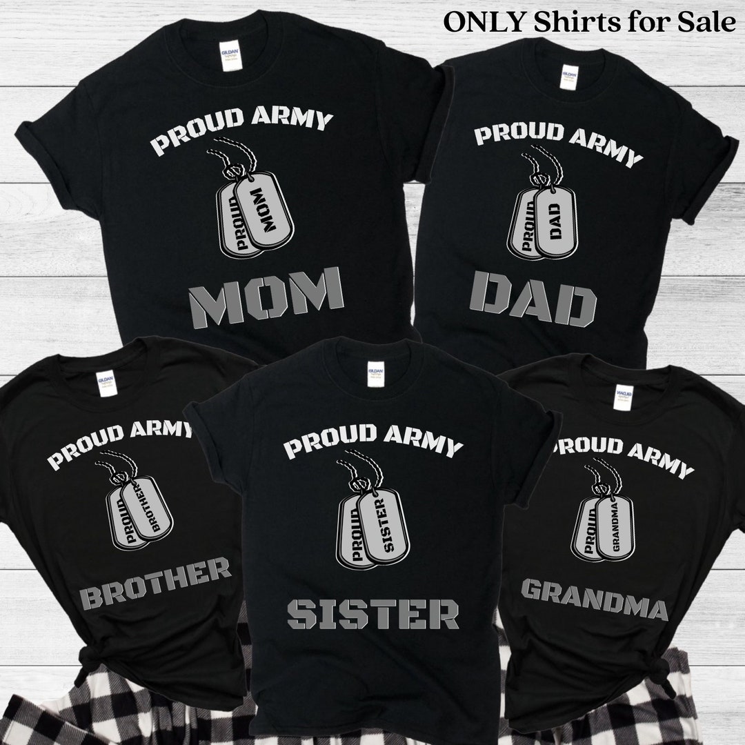 Proud Military Family Shirt, Military Spouse Shirts, Family Military T ...