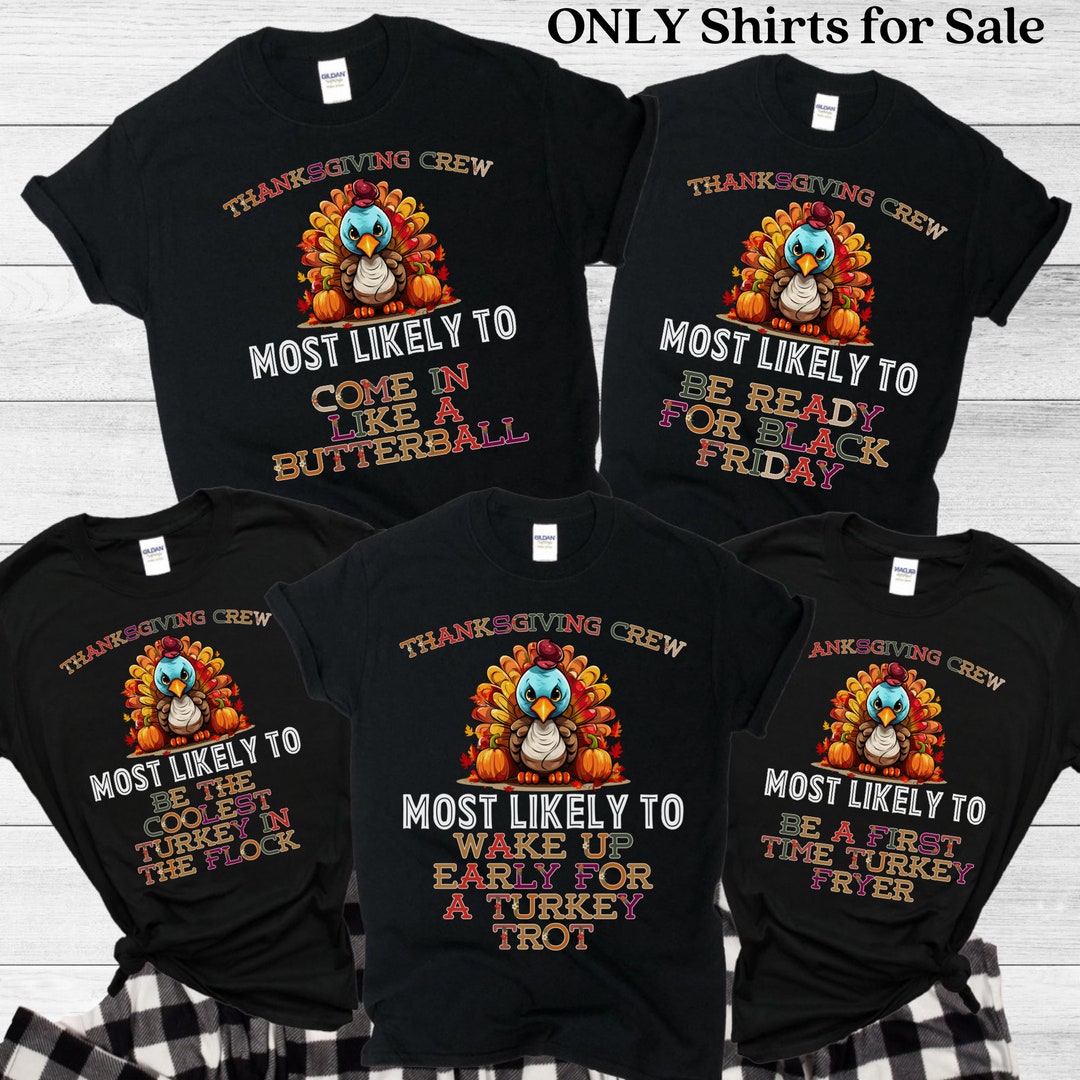 Family Thanksgiving Shirts, Funny Matching Family Shirts, Thanksgiving ...