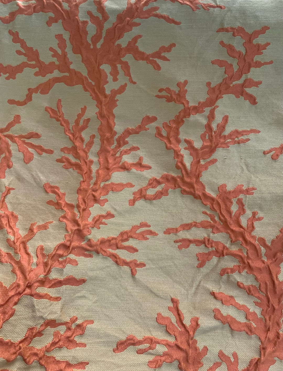 Marine Decoration Fabric, Corals, Coral Decorative Fabric, Nautical ...