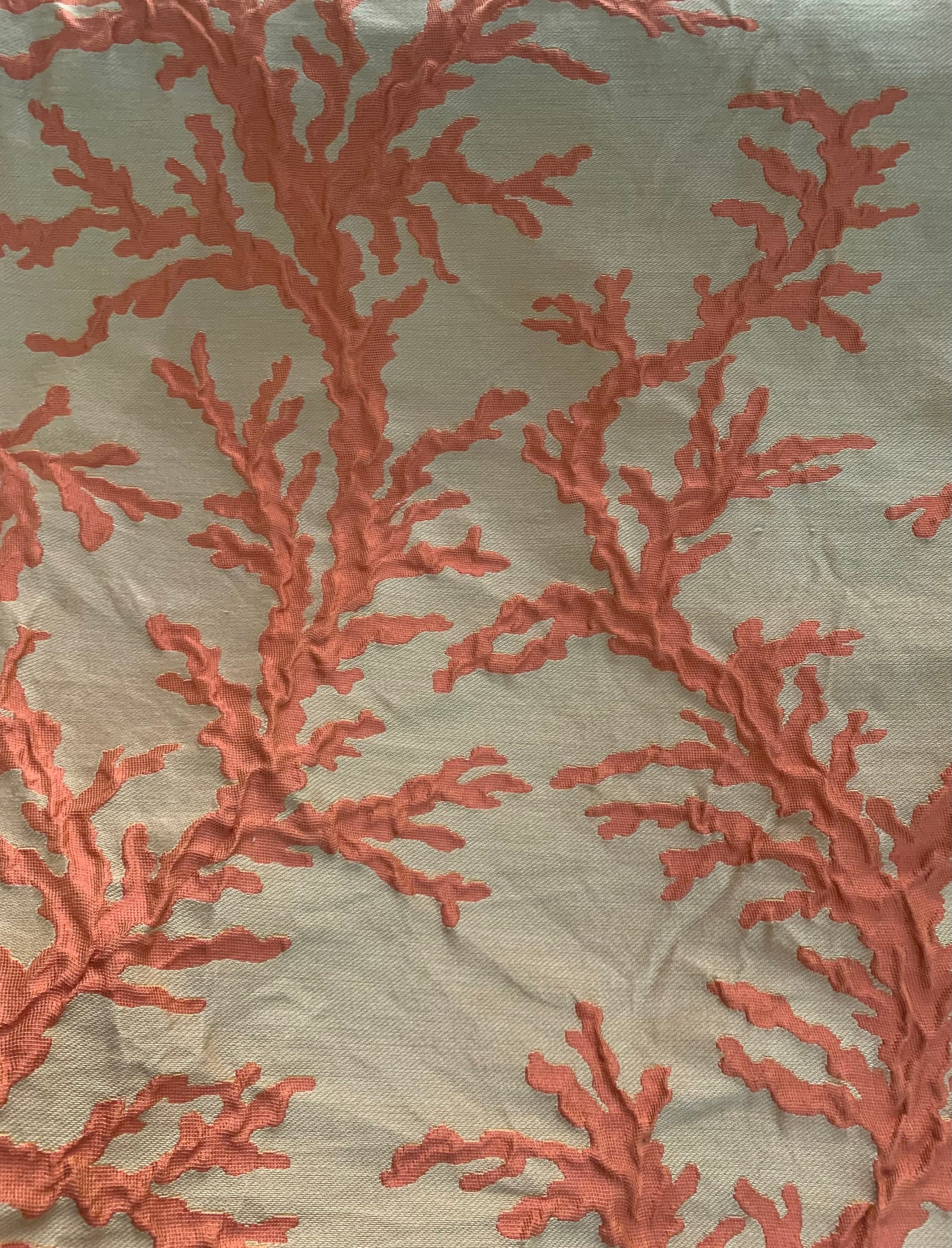 Marine Decoration Fabric, Corals, Coral Decorative Fabric, Nautical ...