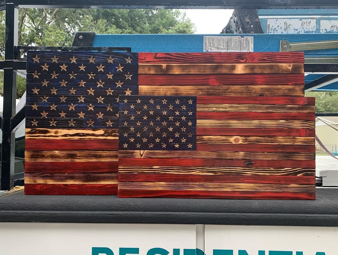 Handmade Wooden Flag - Etsy