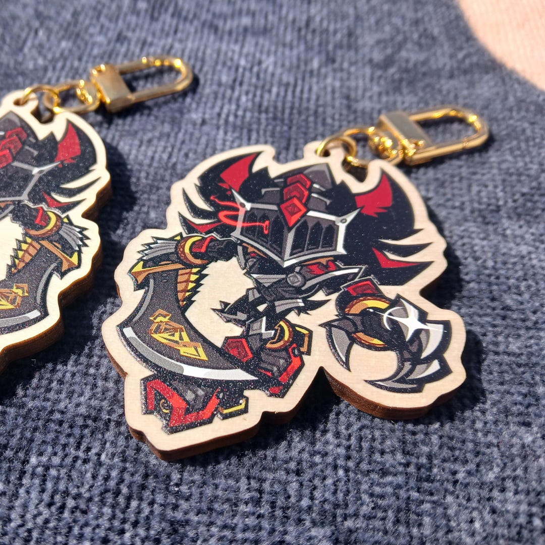 SATBK Wooden Keychains | Lancelot & Excalibur Sonic (+ Caliburn!) - Etsy