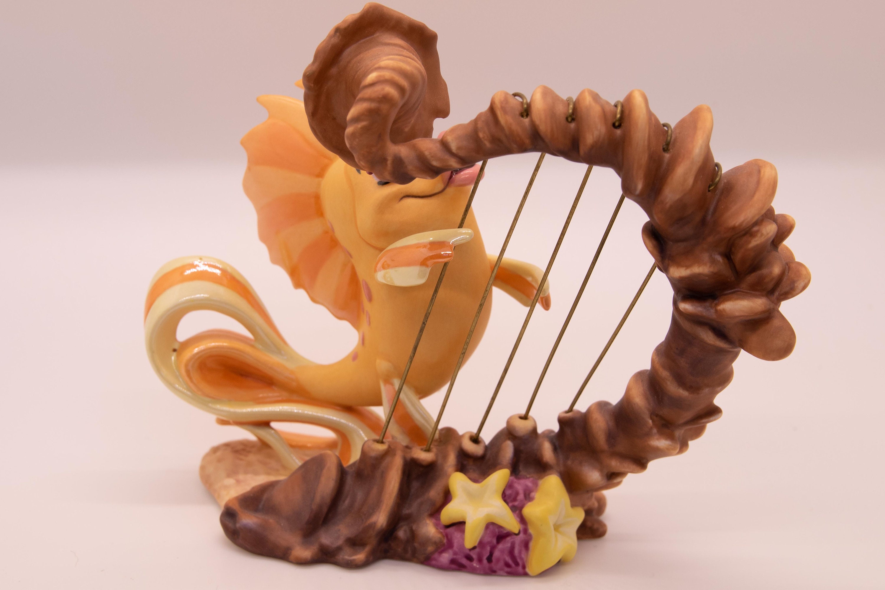 WDCC the Little Mermaid Carp With Harp closed Edition - Etsy