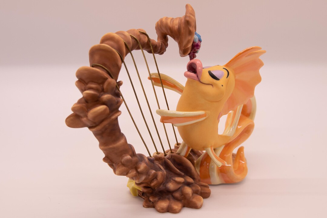 WDCC the Little Mermaid Carp With Harp closed Edition - Etsy