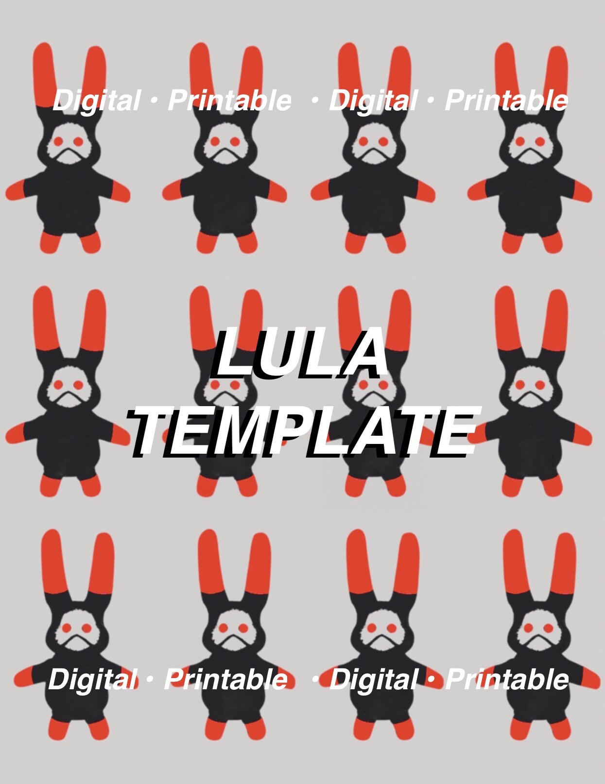 LULA (the Bad Batch) 8.5x11 DIGITAL Template for Painting Custom Star ...