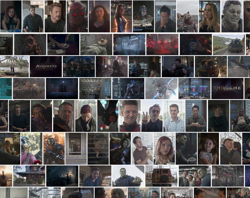 218 Pcs | Avengers Endgame Wall Collage Kit • [digital Download ...