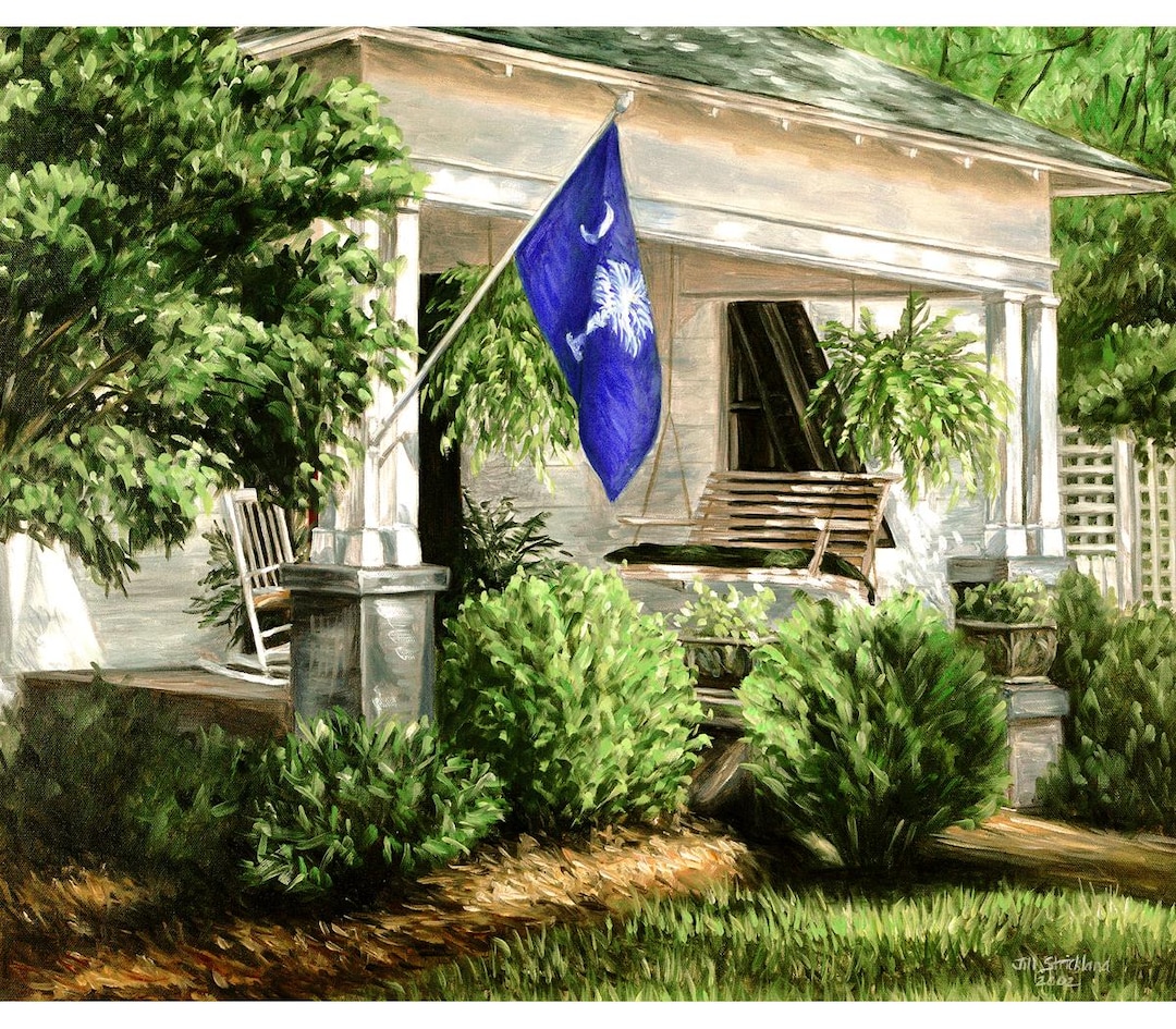 South Carolina Welcome by Jill Strickland is a Print on Art Paper or ...