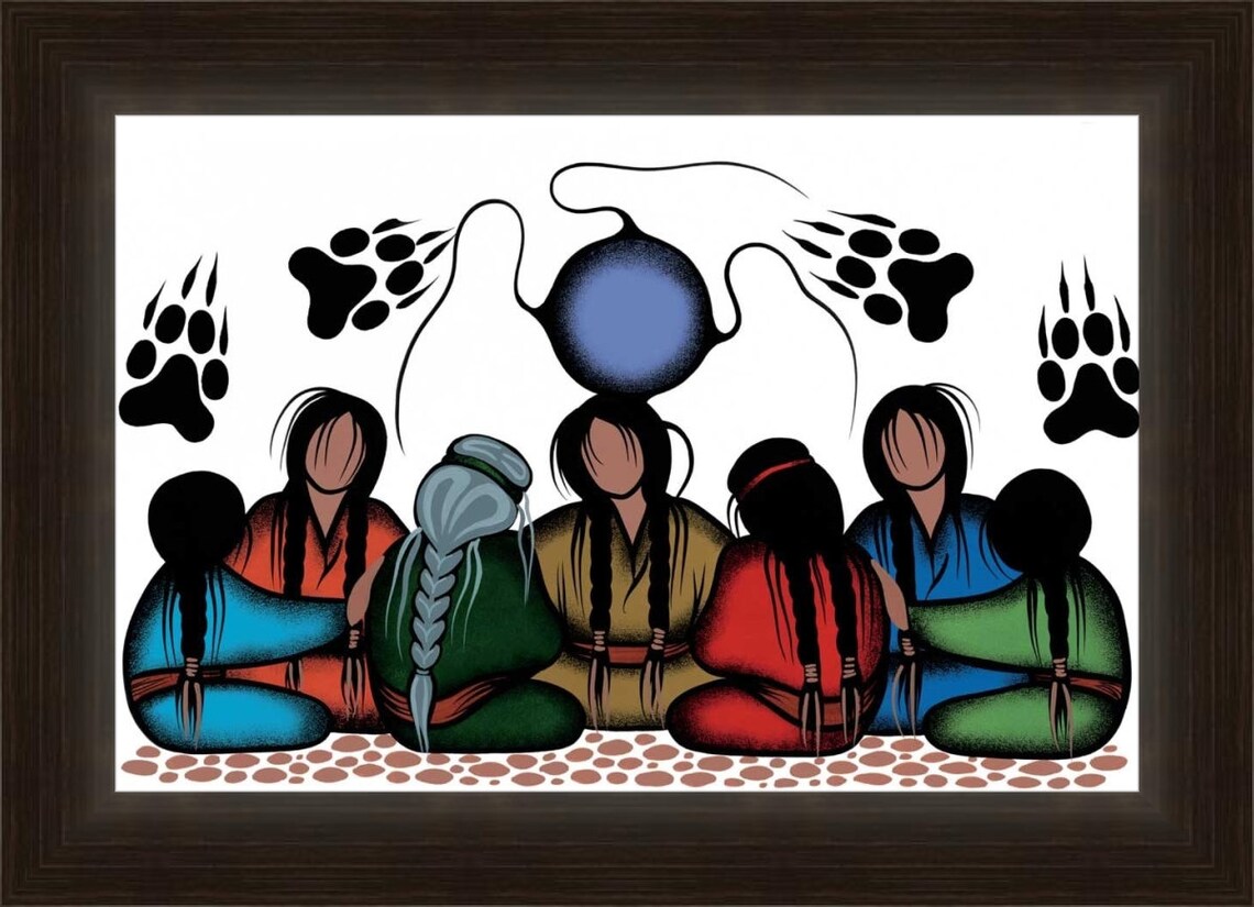 Strength Working Together by Simone Mcleod Indigenous Art - Etsy Canada