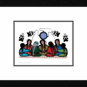 Strength Working Together by Simone Mcleod , Indigenous Art Print ...