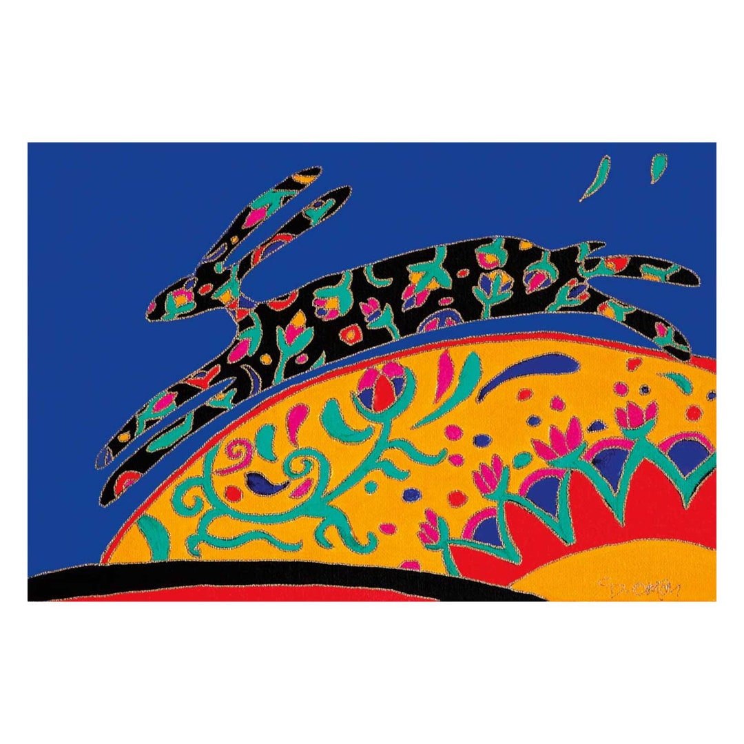 Lucky Rabbit by Dawn Oman Indigenous Art Print, First Nation, Métis ...