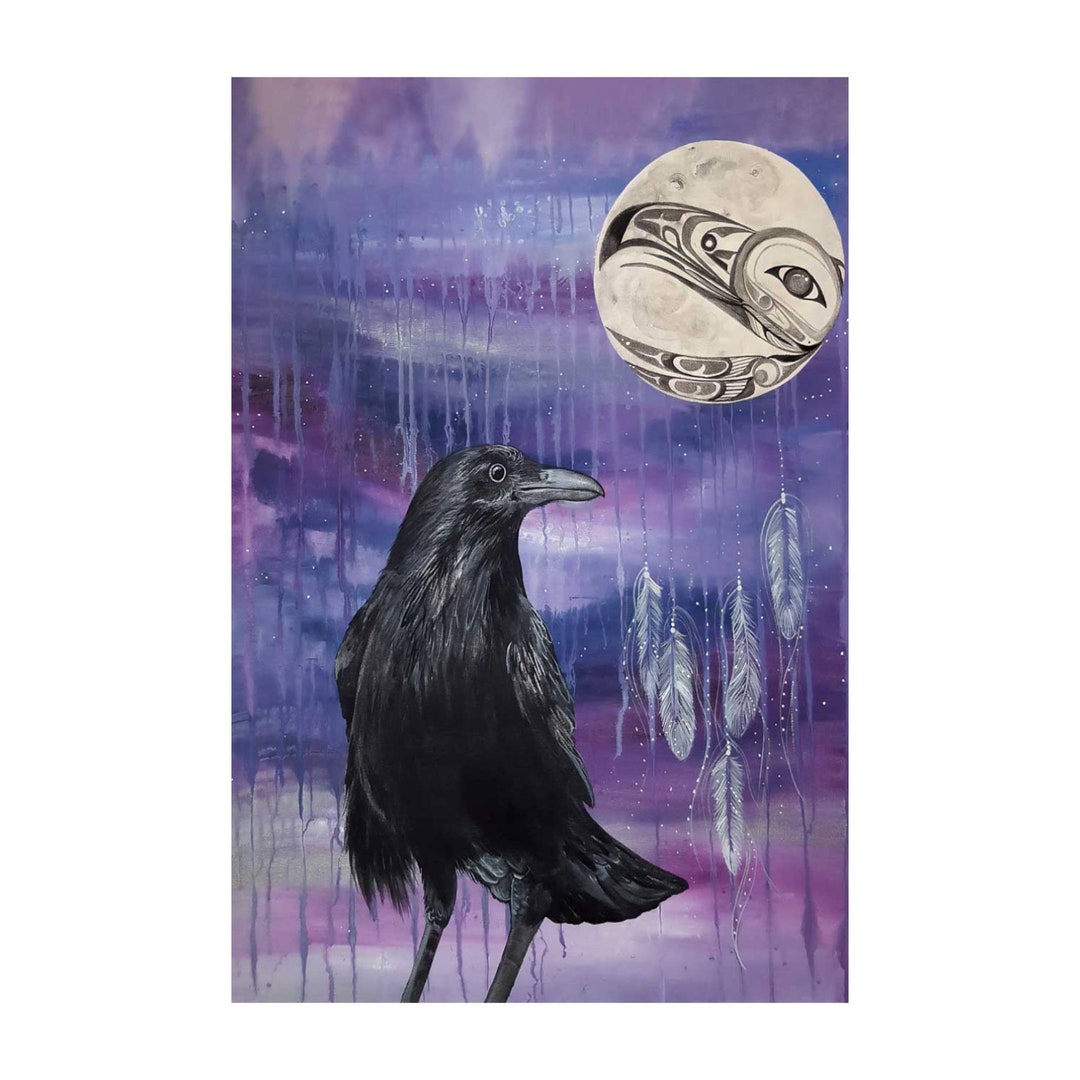 Raven Keeper by Karen Erickson, Indigenous Art Print, First Nations ...