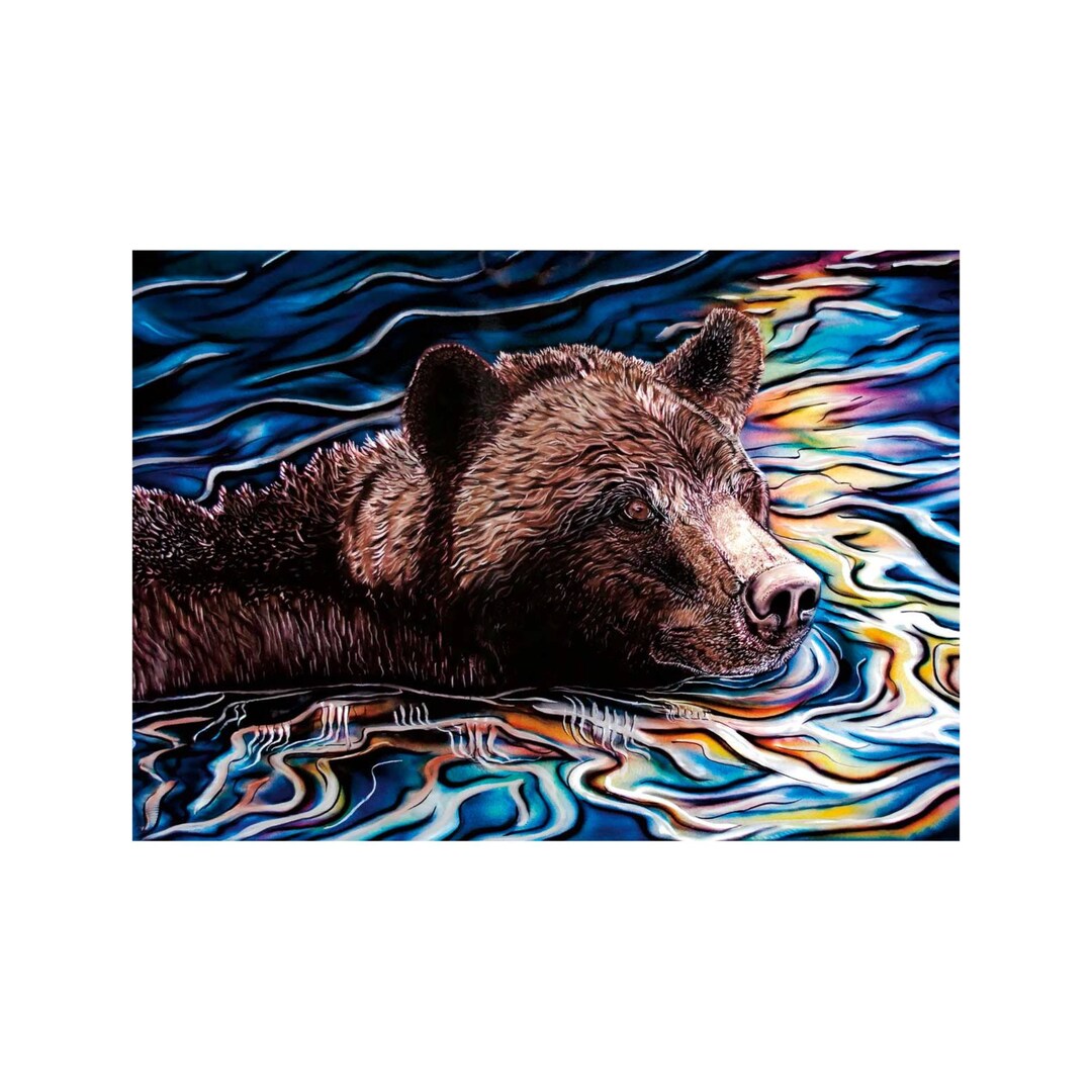 Spirit River by Amy Keller-rempp, Bear Art, Indigenous Art Print, First ...