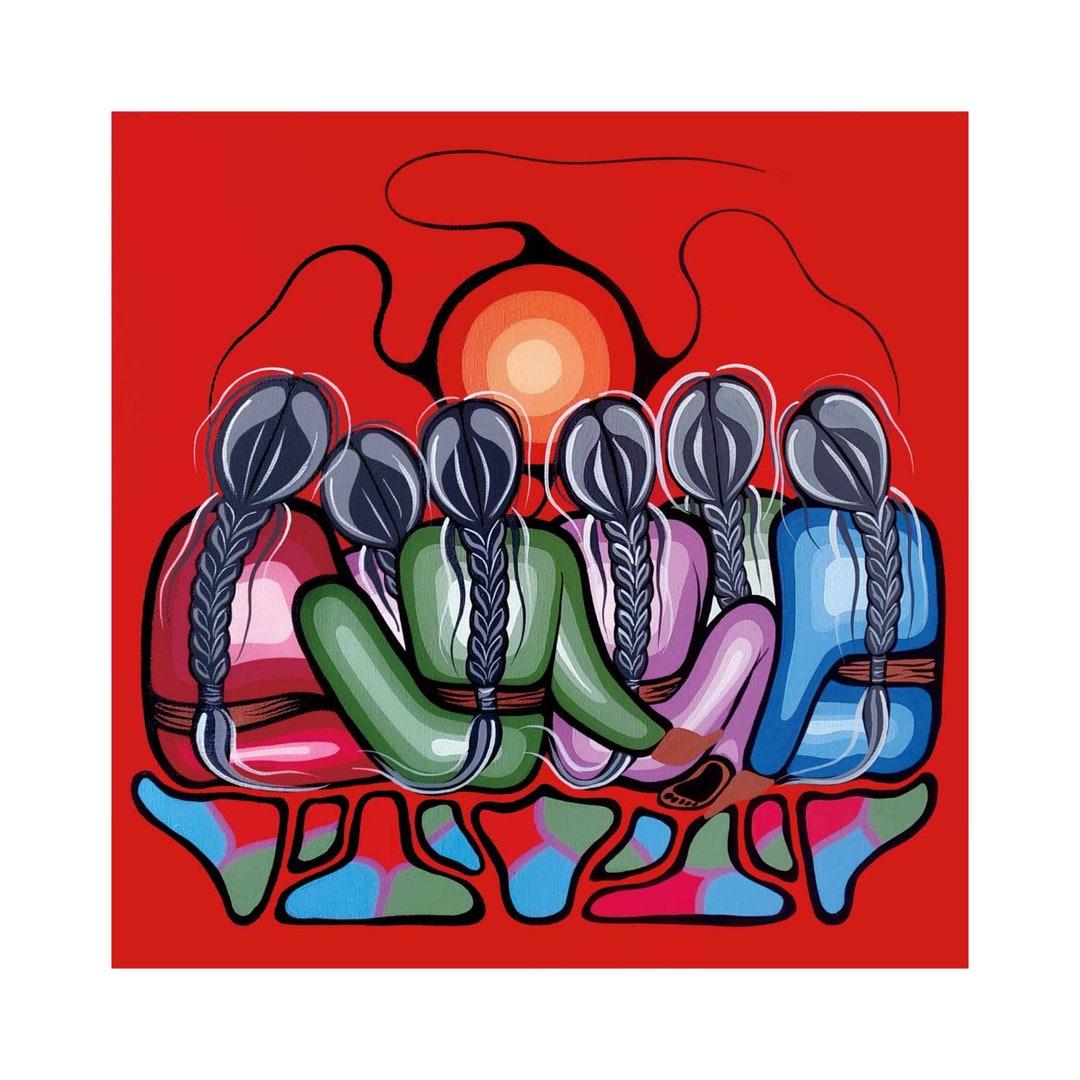 Healing Together by Simone Mcleod , Indigenous Art Print, First Nations ...