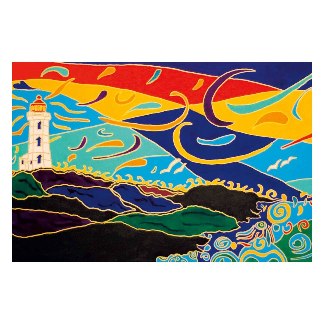 Peggys Cove by Dawn Oman Indigenous Art Print, First Nations, Métis ...