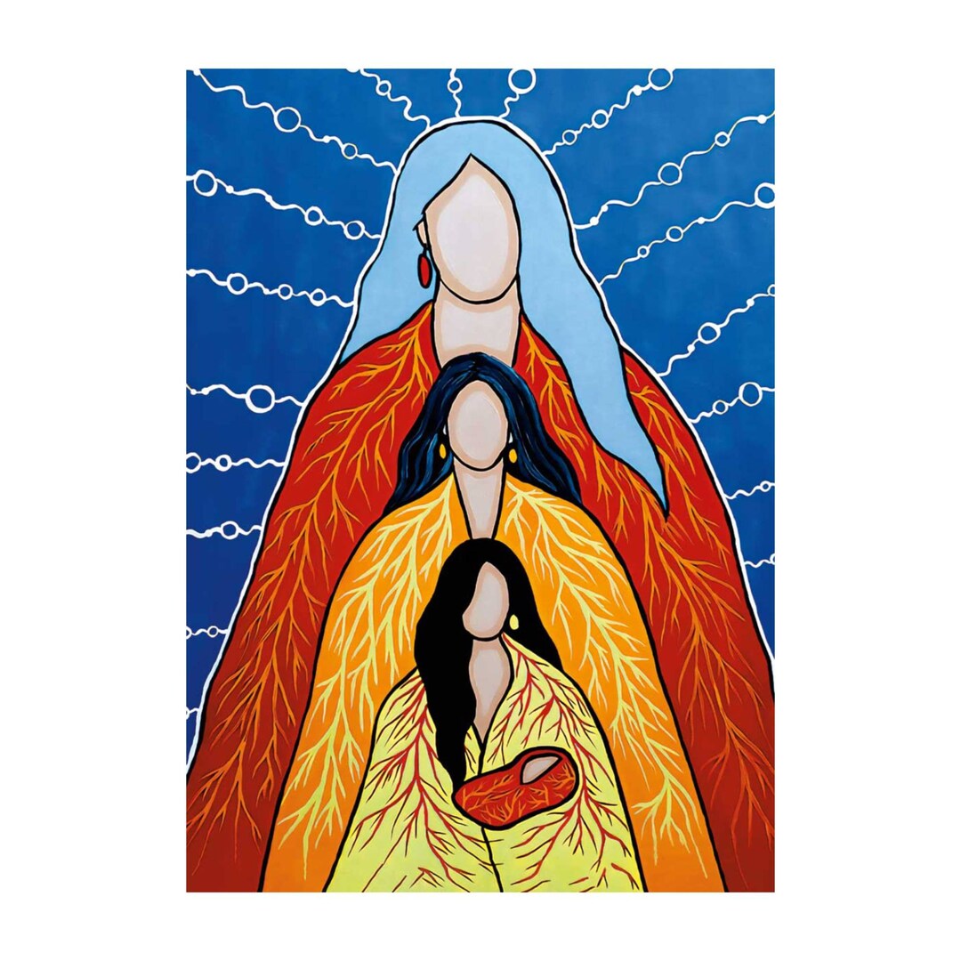 All My Ancestors by Talon Nash, Indigenous Art Print, First Nations ...