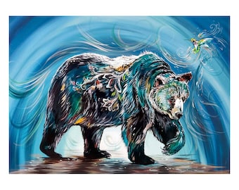 Cree Hummingbirds by Carla Joseph Indigenous Art Print First | Etsy Canada