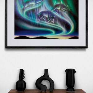 Nature by Amy Keller-rempp Indigenous Art Print, Wolf, First Nations ...