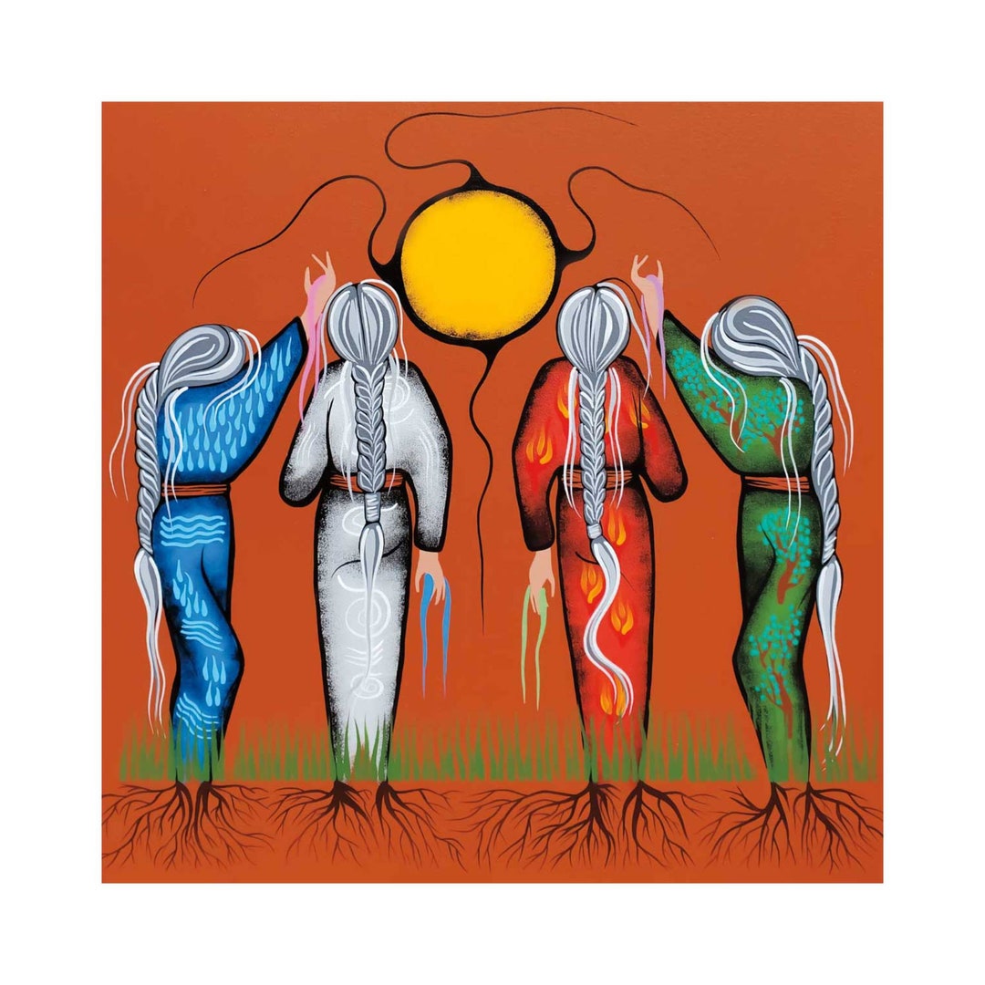 Natural Balance by Simone Mcleod , Indigenous Art Print, First Nations ...
