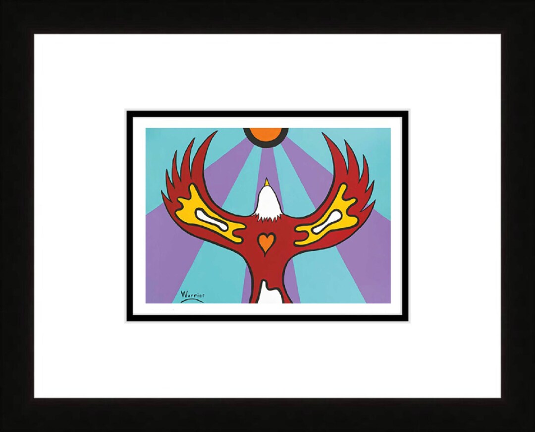 Focus by Lorne Julien, Indigenous Art Card, Framed Art Card - Etsy
