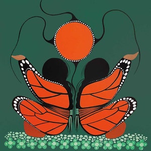 Beauty From Growth by Simone Mcleod , Indigenous Art Print, First ...