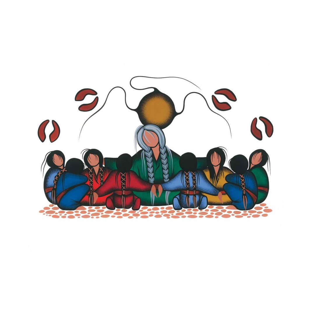 Sharing Dreams by Simone Mcleod Indigenous Art Print First - Etsy Canada