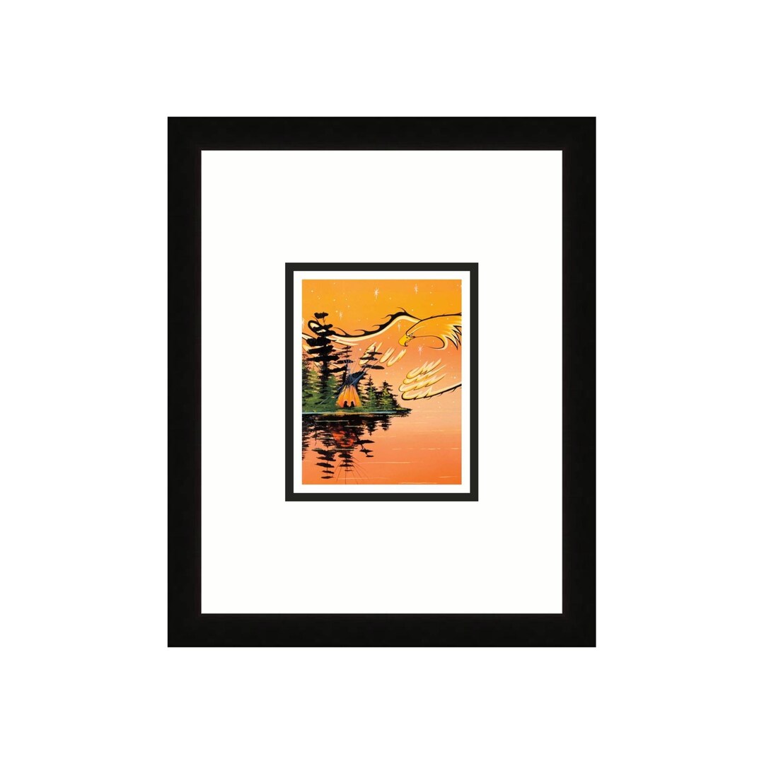 Eagle Protector by William Monague, Indigenous Art Print, First Nations ...