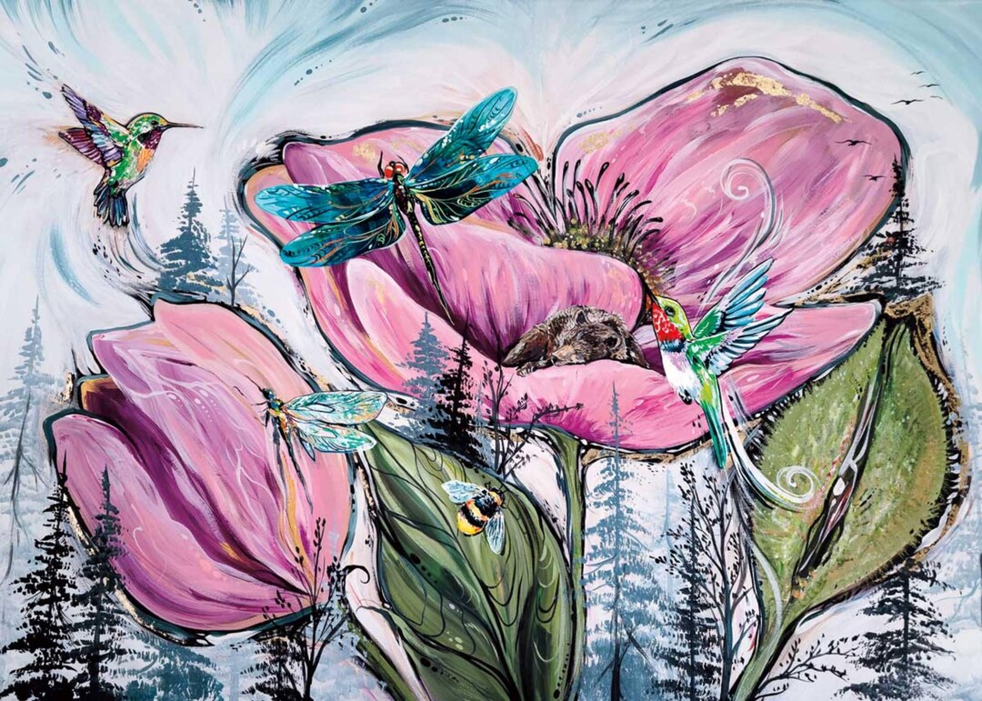 The Gathering by Carla Joseph, Indigenous Art Print, First Nations ...