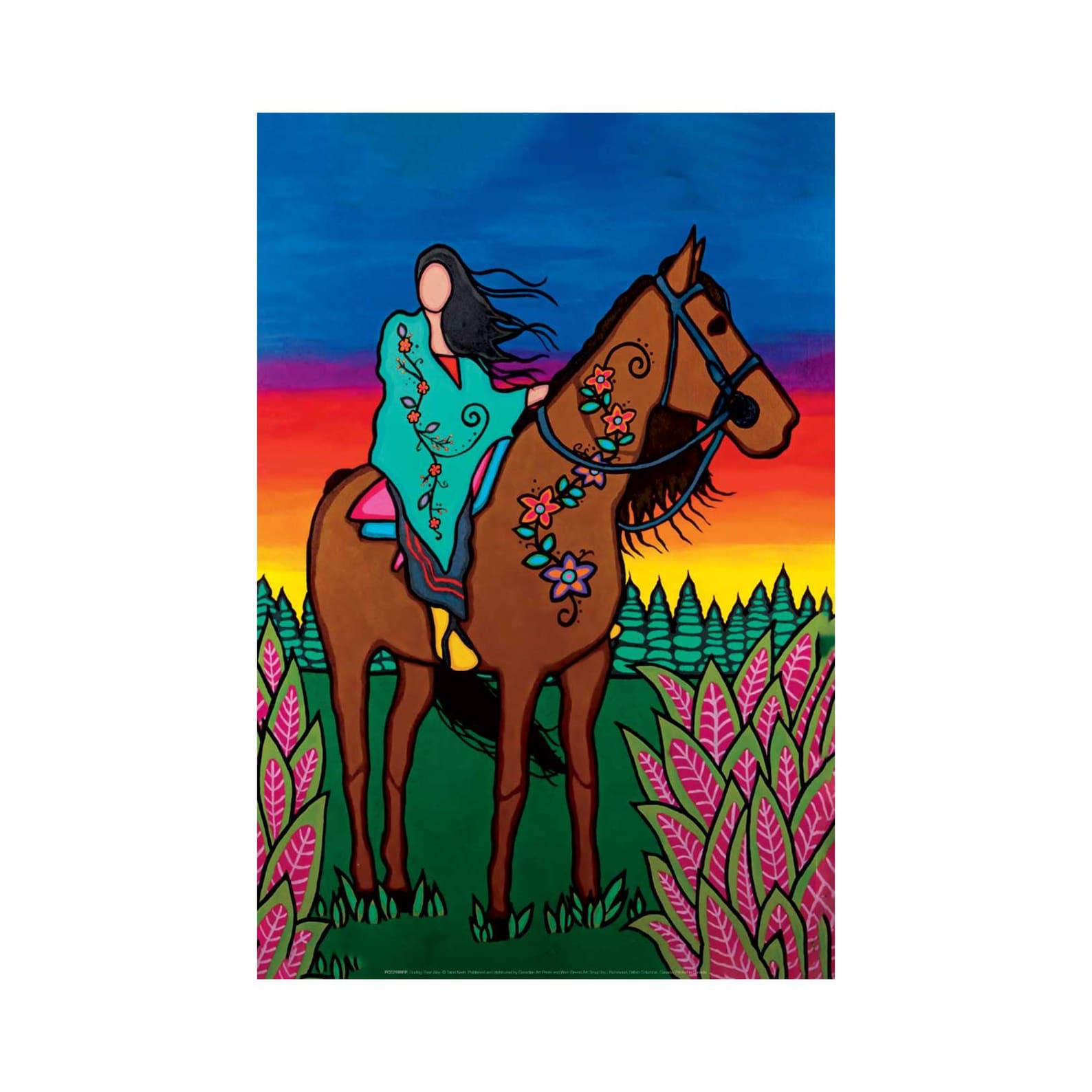 Finding Their Way by Talon Nash, Indigenous Art Print, First Nations ...