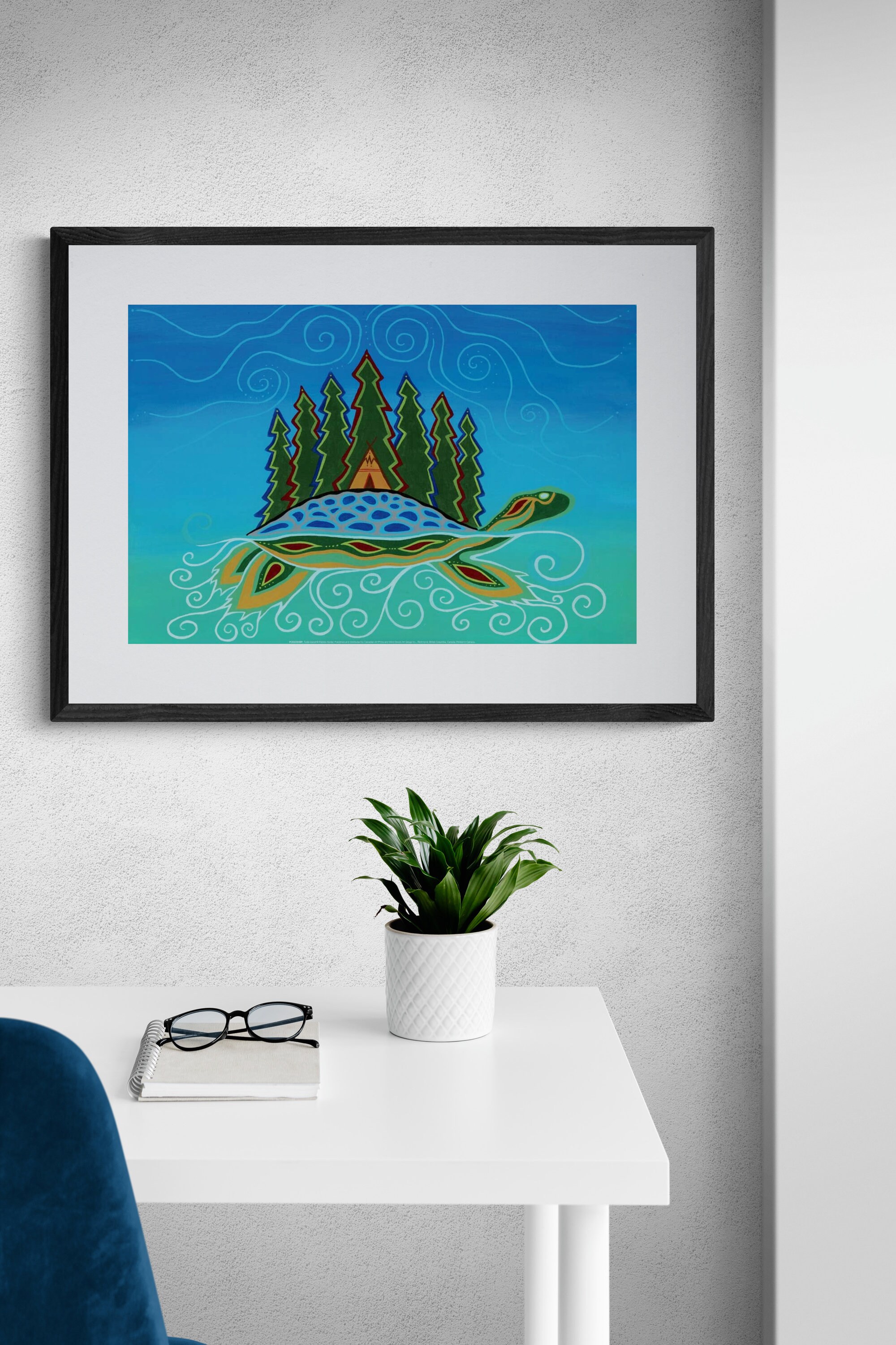 Turtle Island by Patrick Hunter Indigenous Art Print First - Etsy Canada
