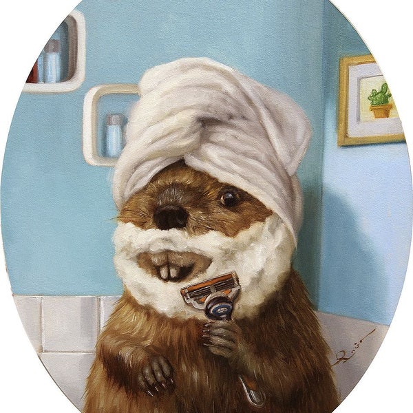 Funny Animal Art - Etsy