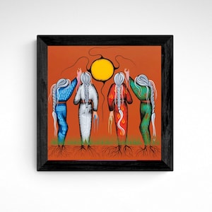 Natural Balance by Simone Mcleod , Indigenous Art Print, First Nations ...