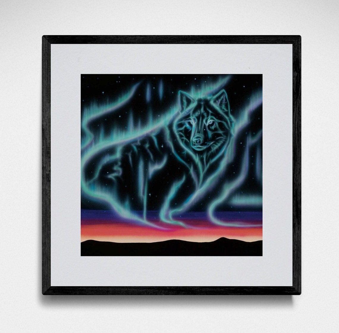 Sky Dance – Wolf by Amy Keller-rempp Indigenous Art Print, First ...