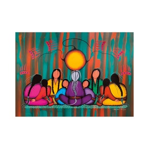 Family Love by Simone Mcleod , Indigenous Art Print, First Nations ...