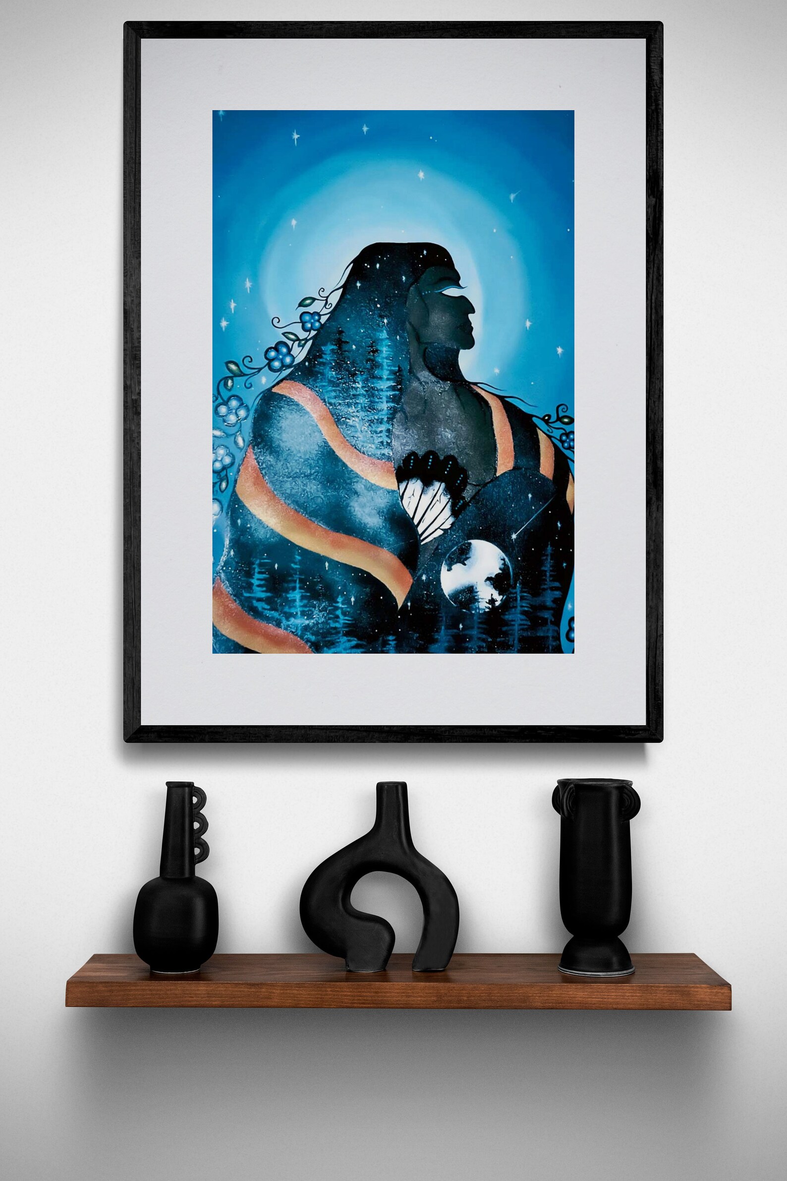 Spring Woman by William Monague, Indigenous Art Print, First Nations ...