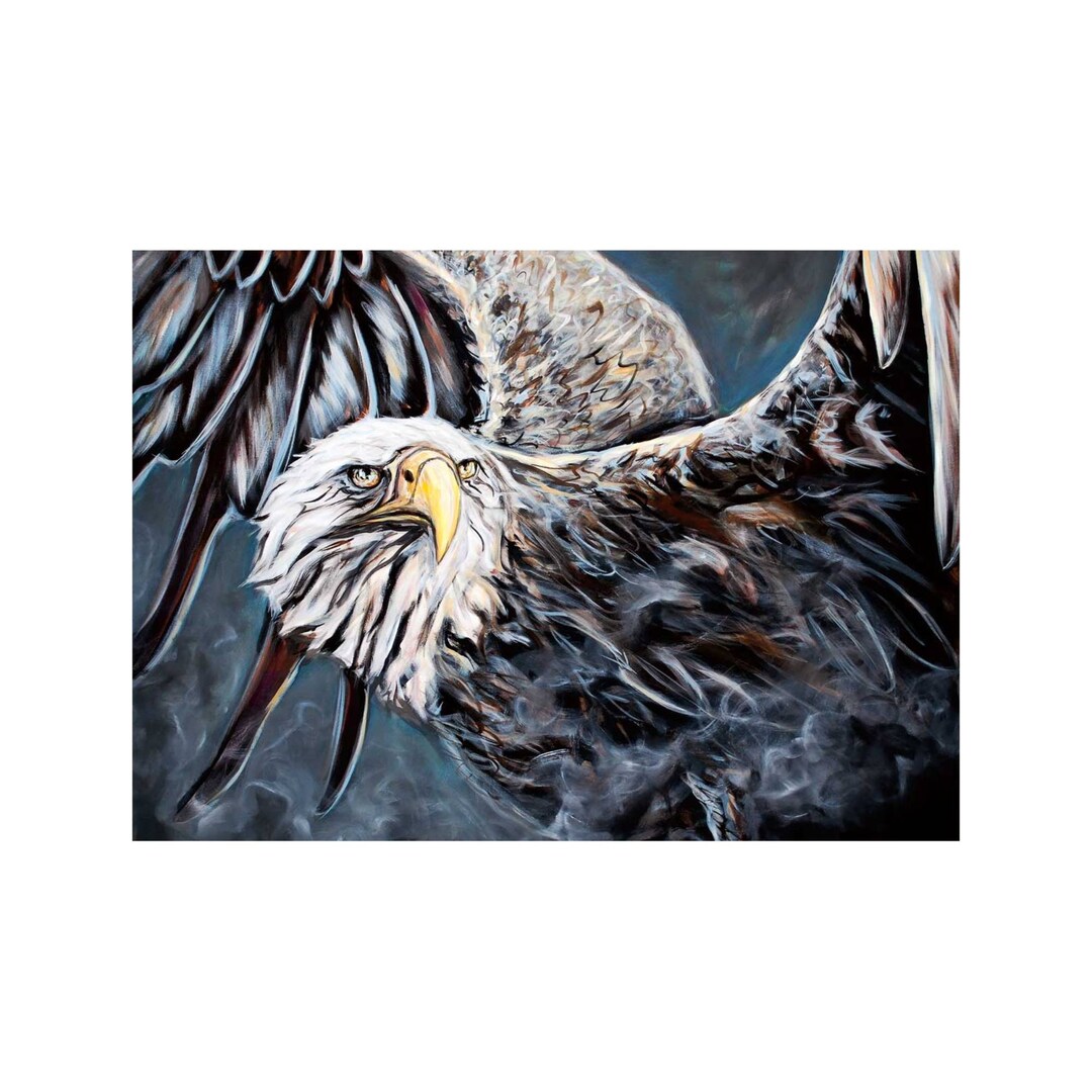 Watchful Eyes by Amy Keller-rempp, Eagle Art, Indigenous Art Print ...