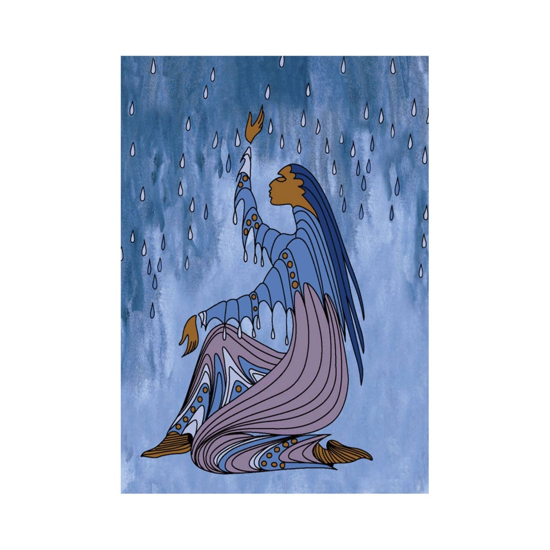 Rainmaker by Maxine Noel, Indigenous Art Card, First Nations, Native ...