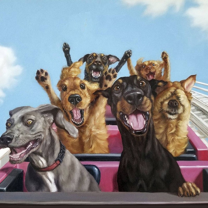 Funny Animal Art - Etsy