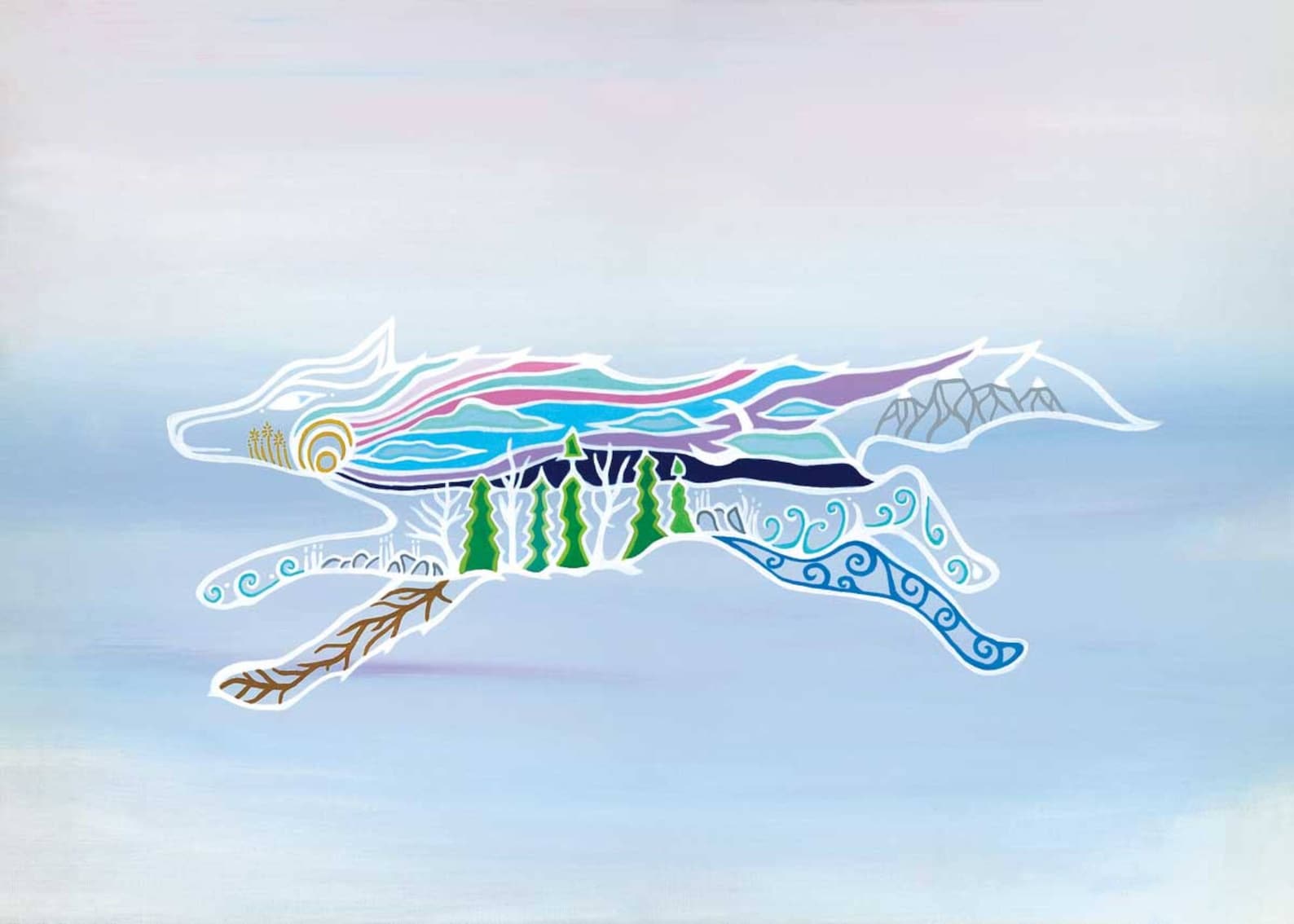 Journey by Patrick Hunter Indigenous Art Print First Nations - Etsy Canada