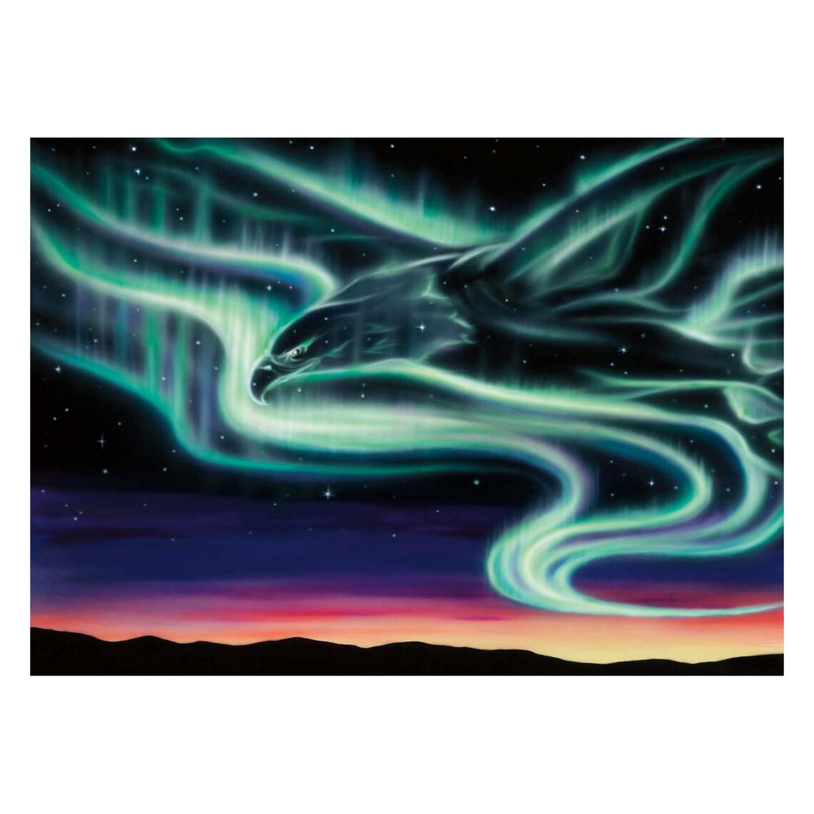 Spawning by Amy Keller-rempp Indigenous Art Print, Eagle, First Nations ...