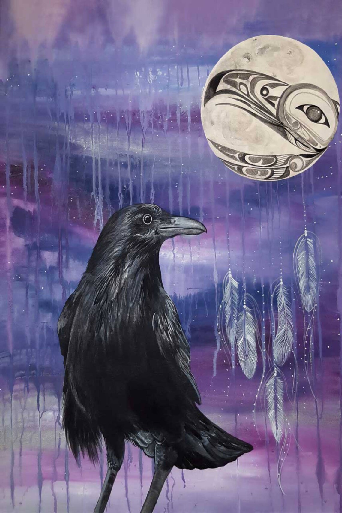 Raven Keeper by Karen Erickson, Indigenous Art Print, First Nations ...